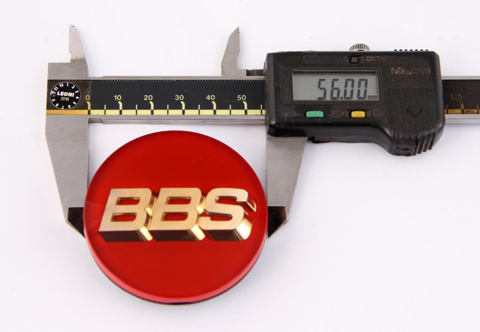 Racingteam-Hofmann - red / gold 56 mm 56.24.012 56.24.100 BBS center badges